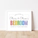 Personalized Bedroom Door Sign, Custom Bedroom Sign, Kids Room Art ...