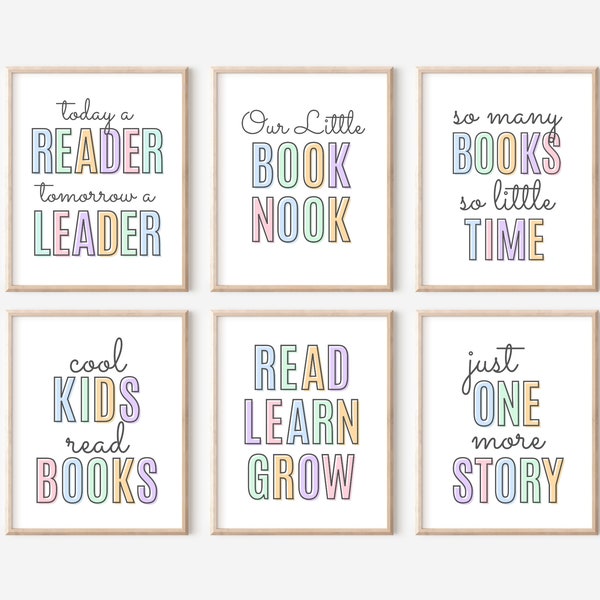 Lets Read Sign - Etsy