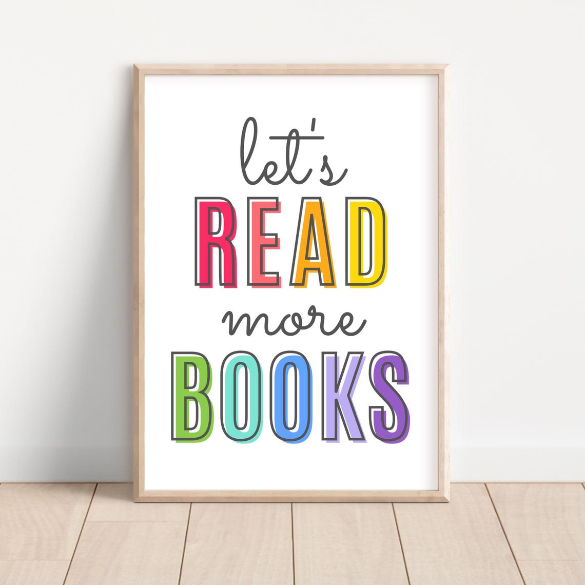 Read More Books Print, Reading Corner Sign, Reading Corner Posters ...
