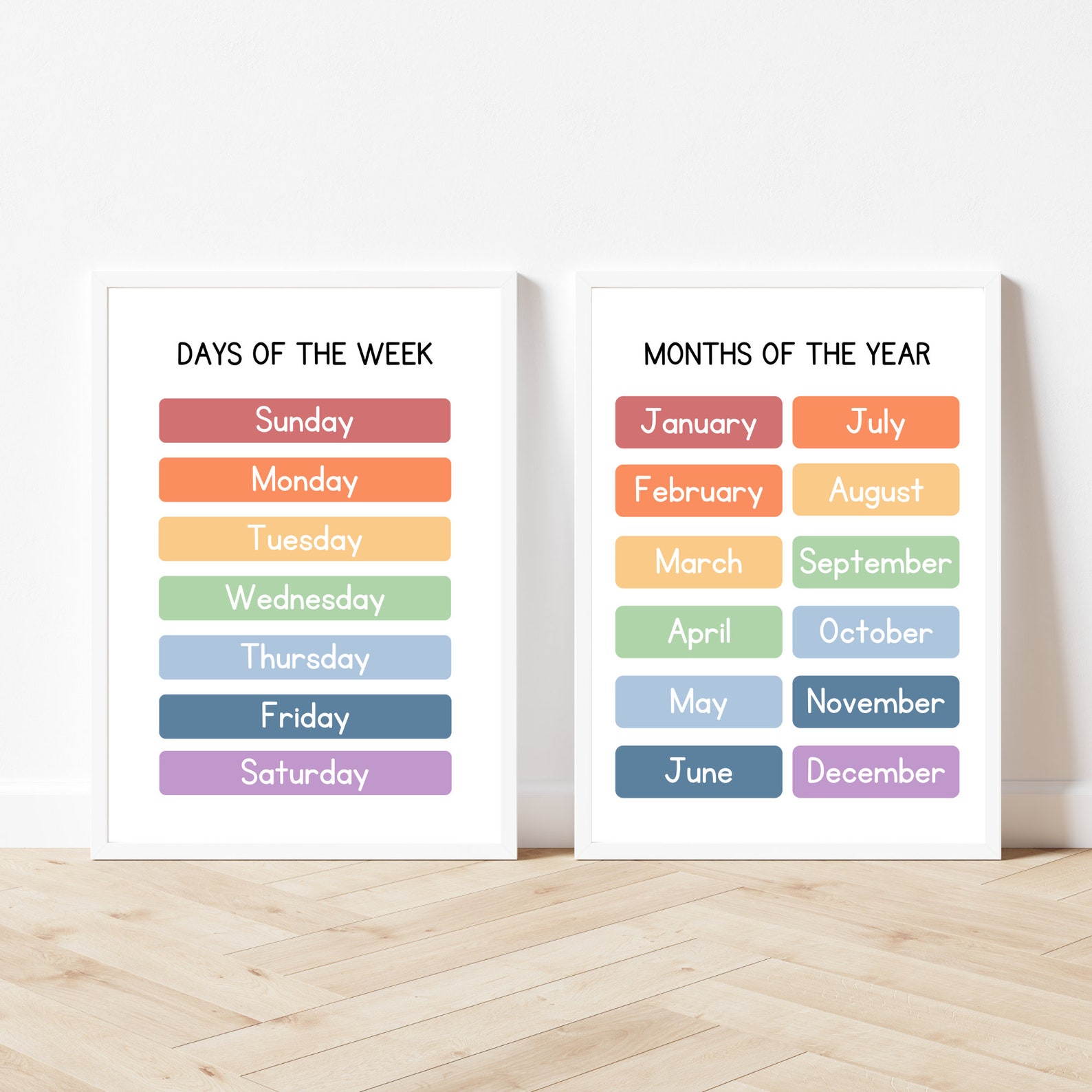 Days of the Week Poster, Months of the Year Poster, Classroom Posters ...