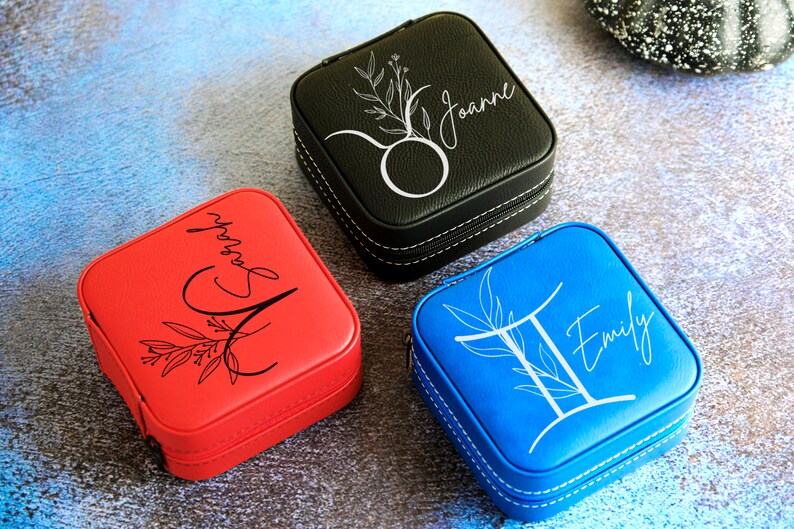 Custom Astrology Jewelry Box, Jewelry Organizer Box, Personalized ...