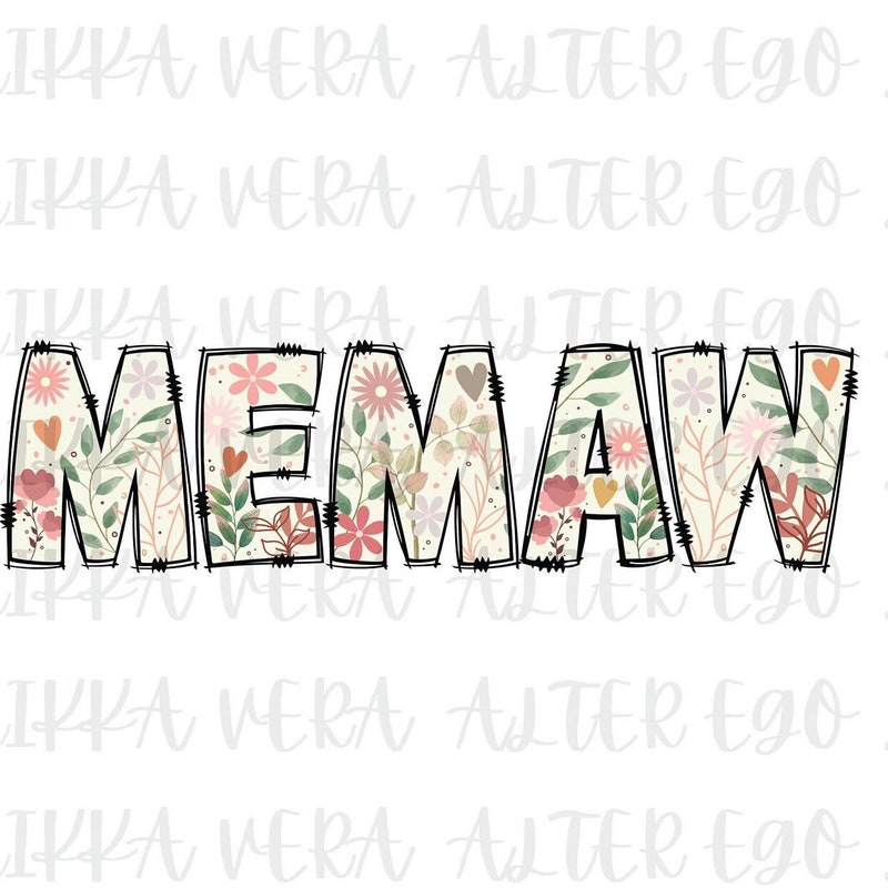 Memaw Svg - Etsy