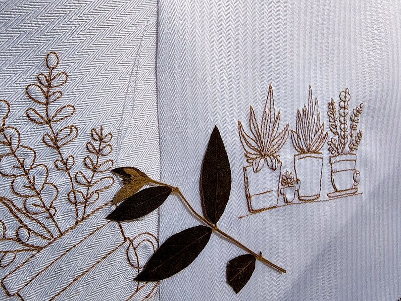 Pot Plants Trio Embroidery Design, All Formats, Succulent Plant Machine ...