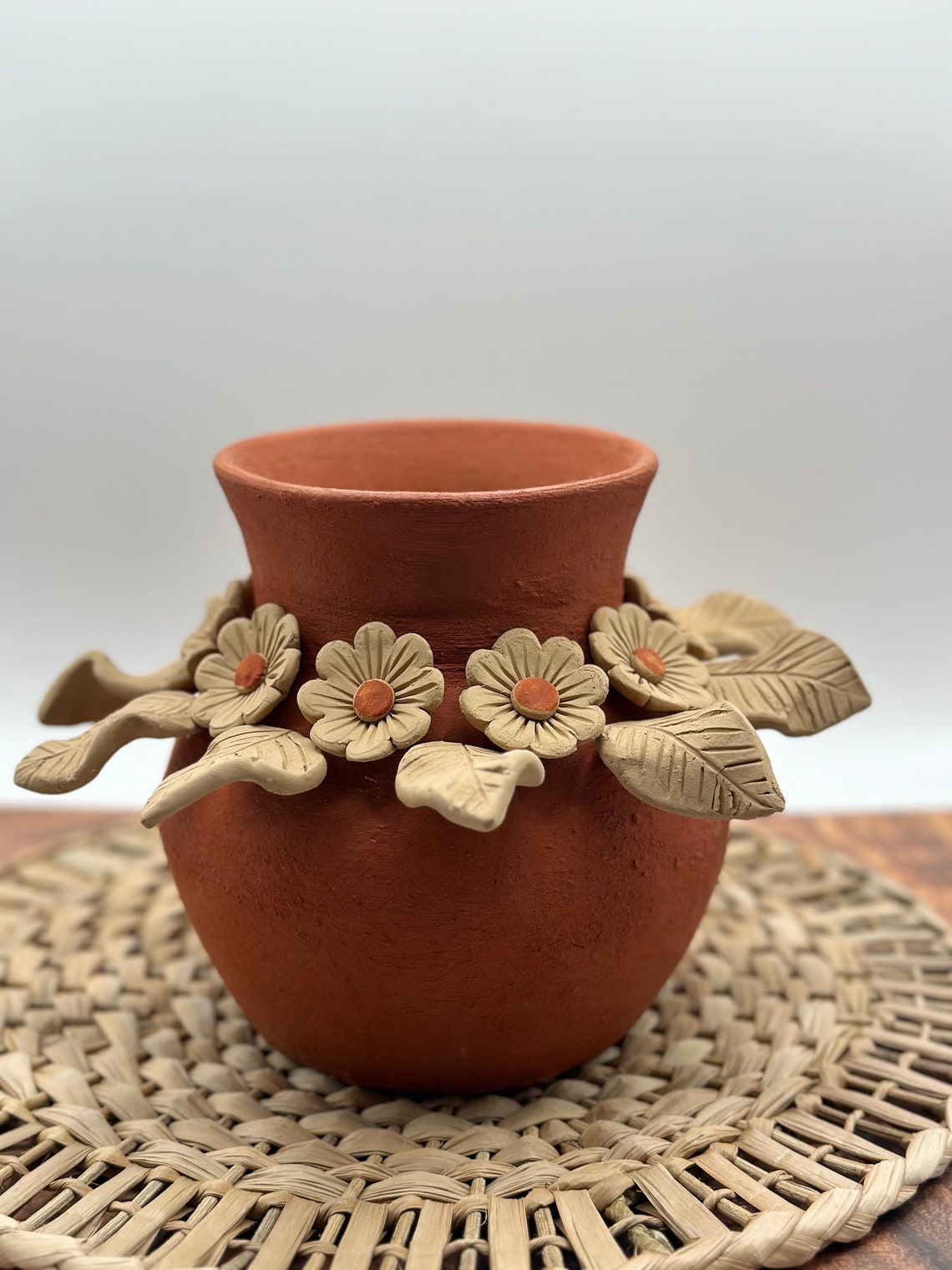 Ollas De Barro Filigrana Flores 3D barro Bordado - Etsy Canada