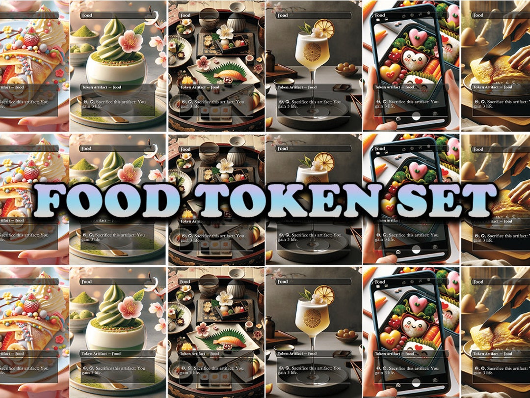 18 High Quality Japan Themed MTG Food Tokens! - Etsy
