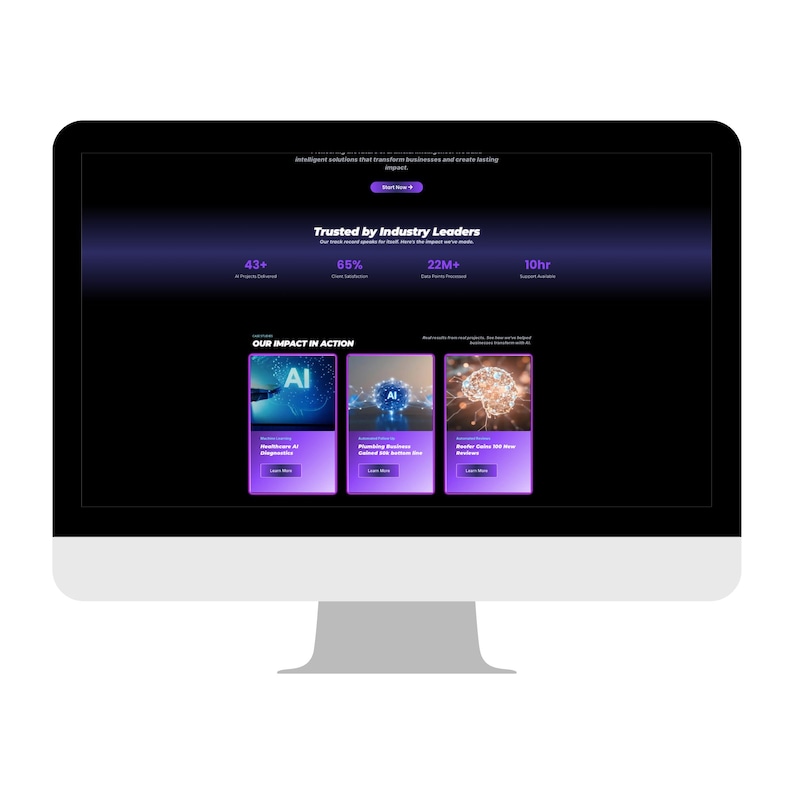 AI Agency Website Template | Gohighlevel Premium Website | High-end ...