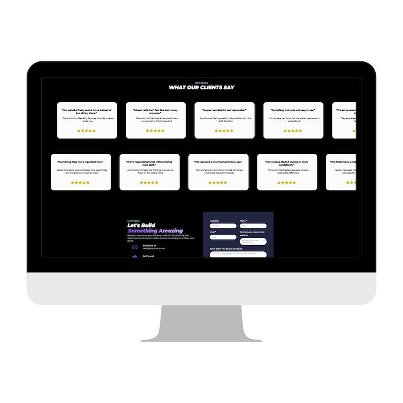 AI Agency Website Template | Gohighlevel Premium Website | High-end ...