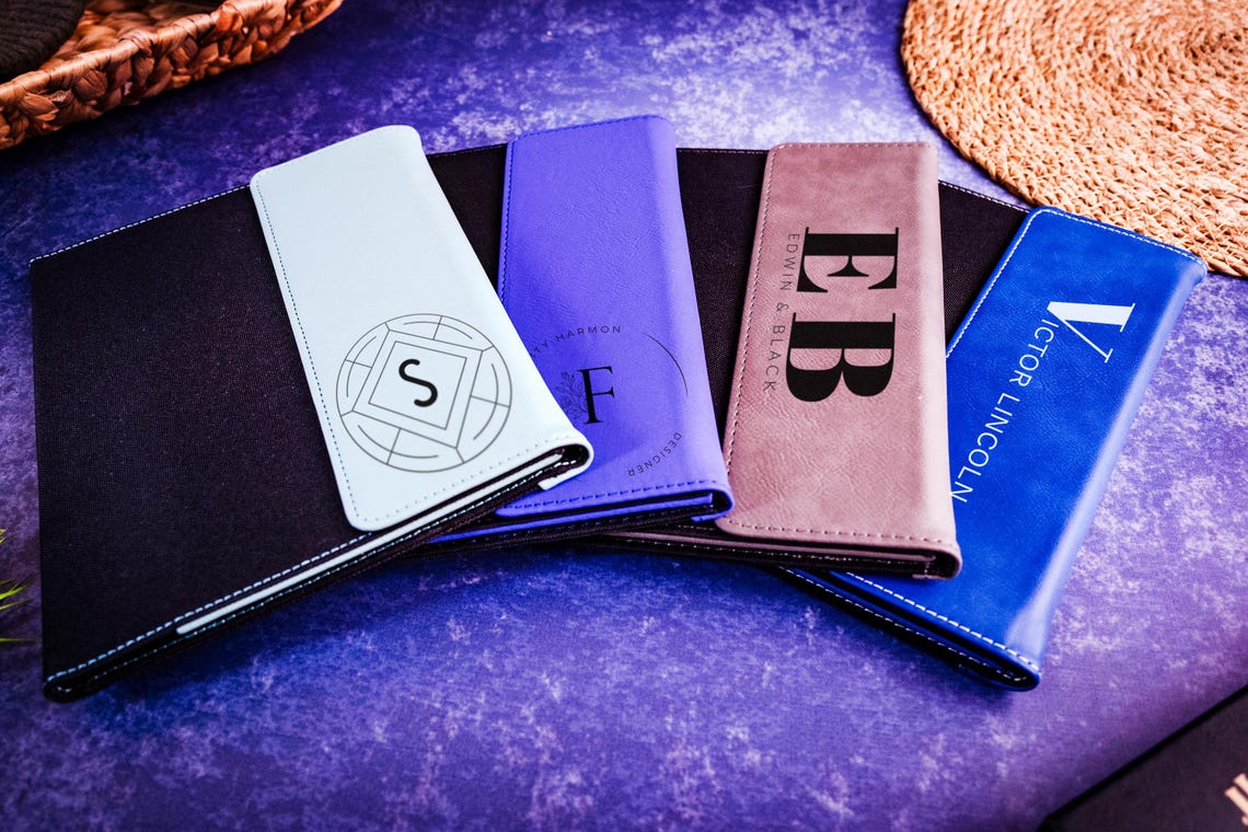 Personalized Engraved Portfolio, Business Portfolio, Flapped Portfolio ...