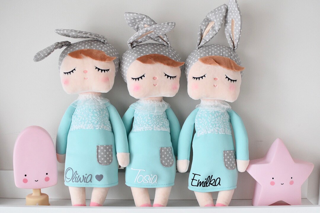 Metoo Doll in Mint Dress Dollmetoo Plush Doll With Name, Personalized ...