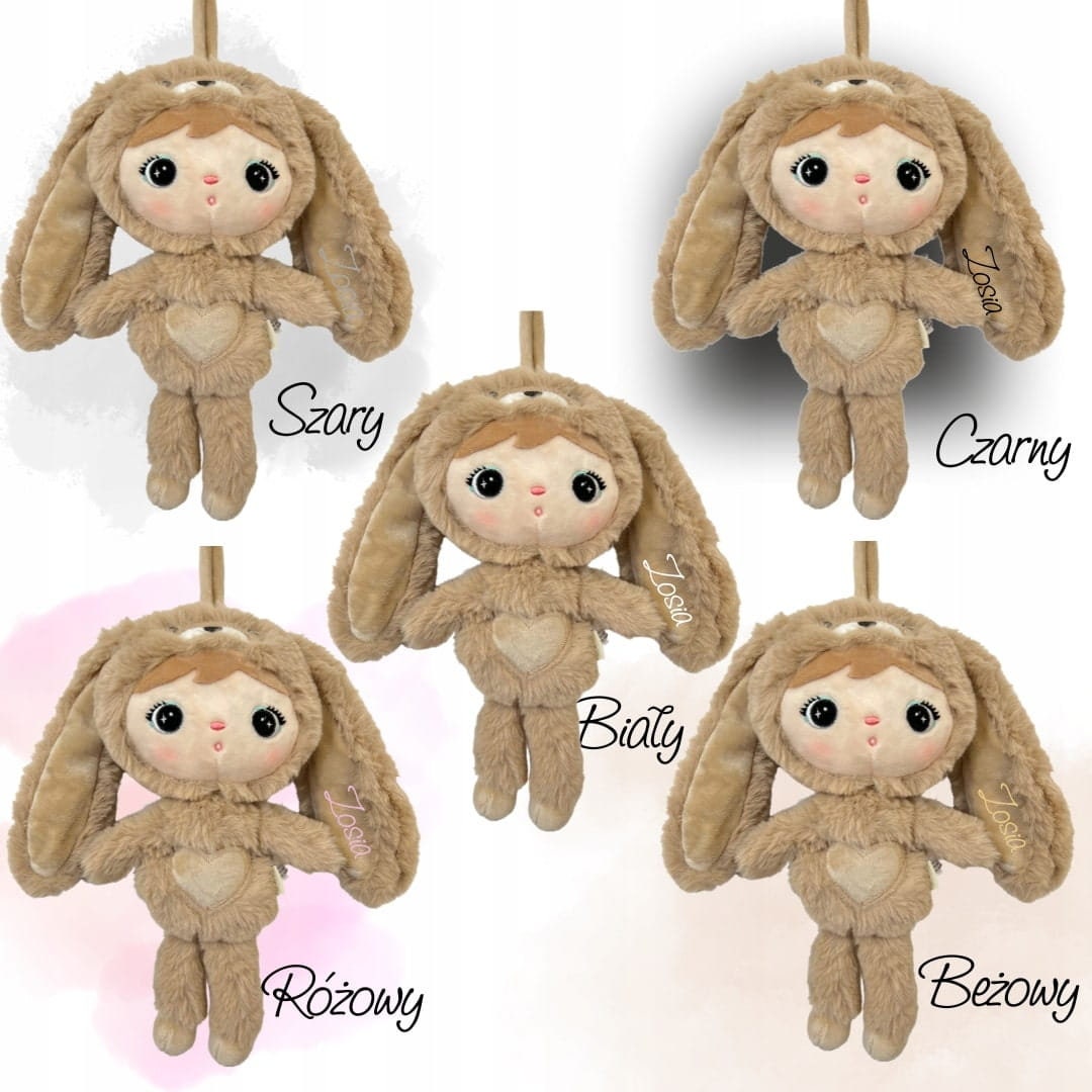 Metoo Beige Bunny 30cm Doll Dollmetoo Plush Doll With Name ...