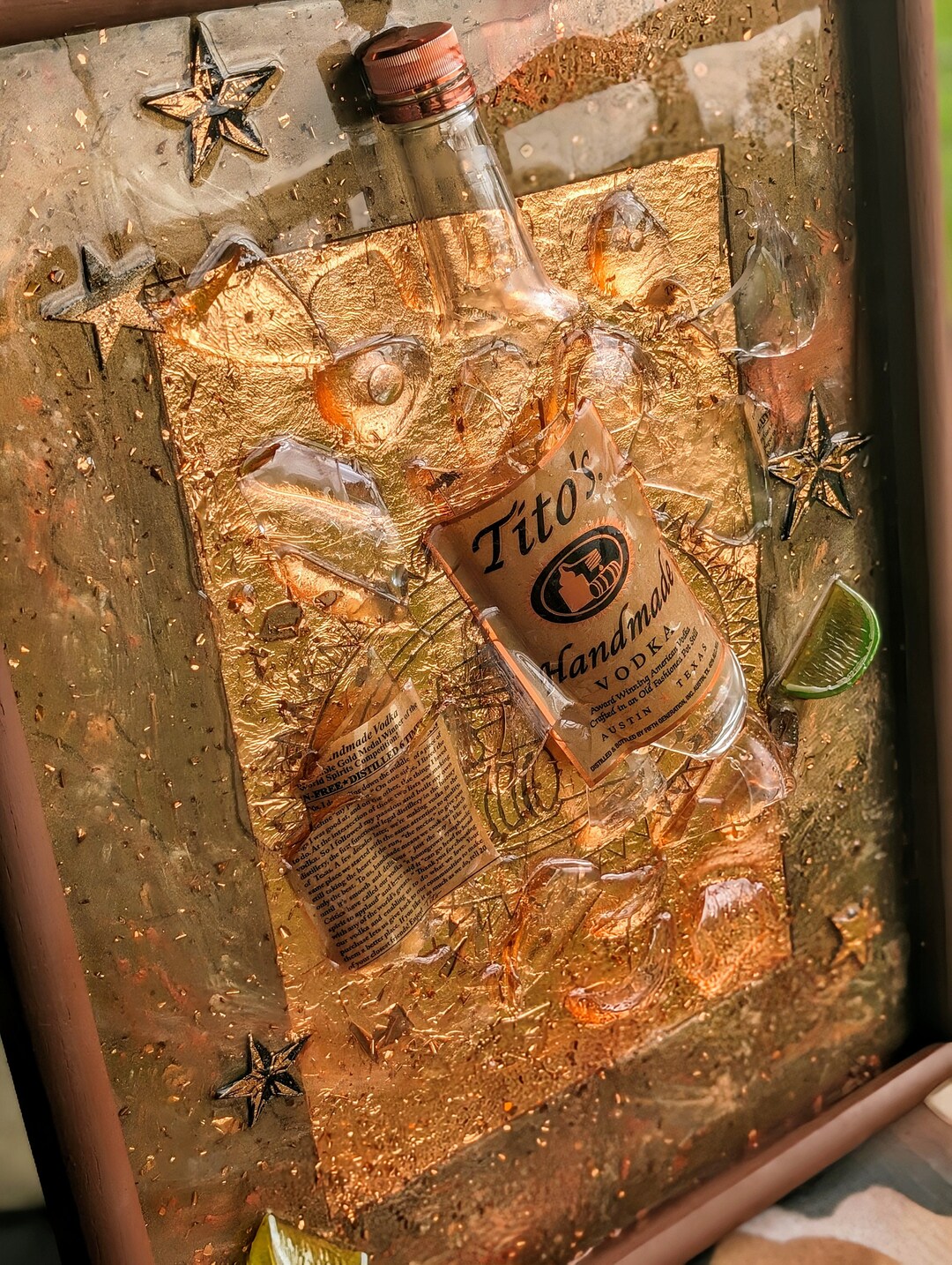 Titos Broken Bottle Art Upcycled Art 1 of 1 - Etsy