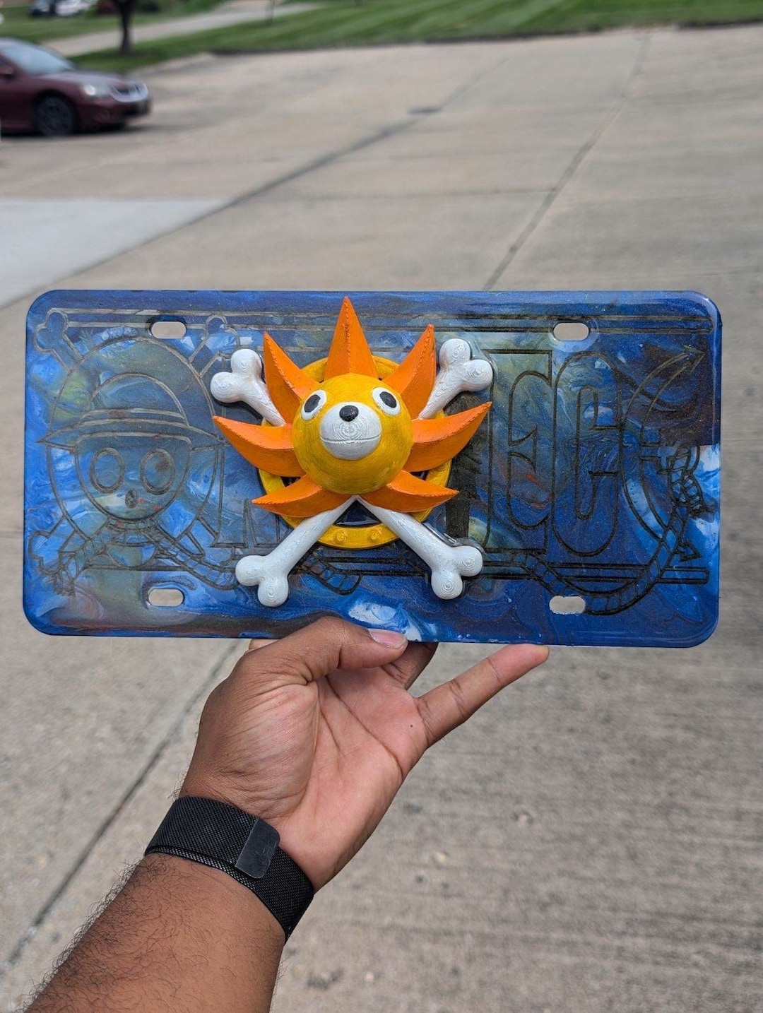 Thousand Sunny Anime One Piece License Plate - Etsy