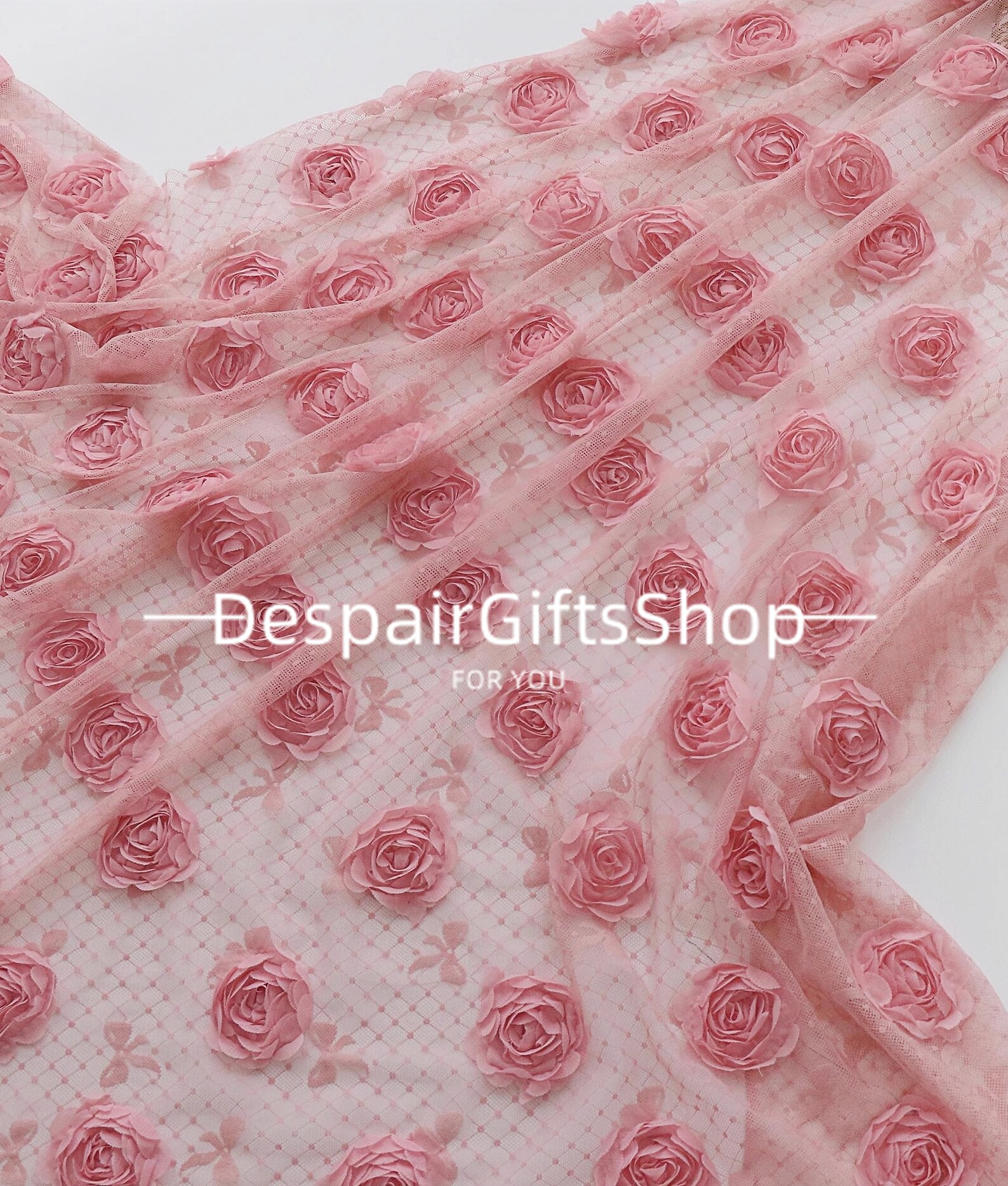 Pink Rose Veil/new Design Flower Veil With Comb/birthday-prom-wedding ...
