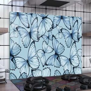 Butterfly Kitchen Backsplash Decor, Kitchen Decor | Kitchen Backsplash ...