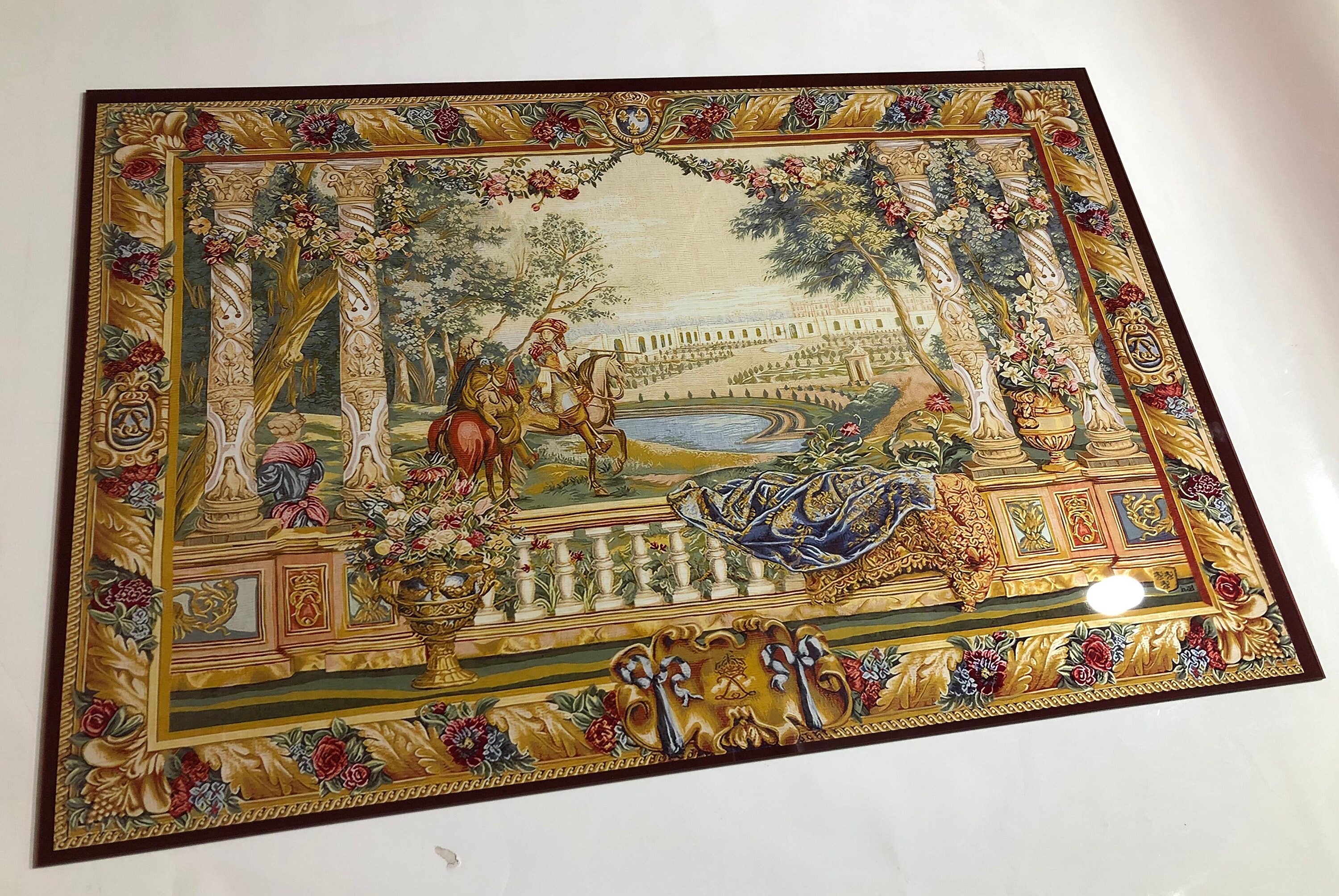 Renaissance Patterned Glass, Kitchen Backsplash Decor, Louis XIV at ...