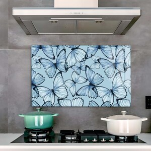 Butterfly Kitchen Backsplash Decor, Kitchen Decor | Kitchen Backsplash ...