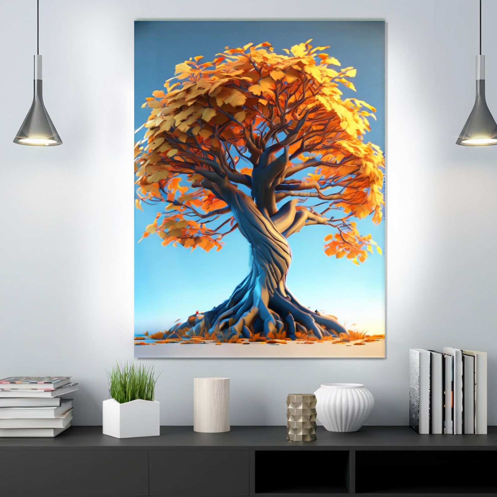 Tree of Life Stained Glass Acrylic Art, Tree of Life Tempered Glass ...