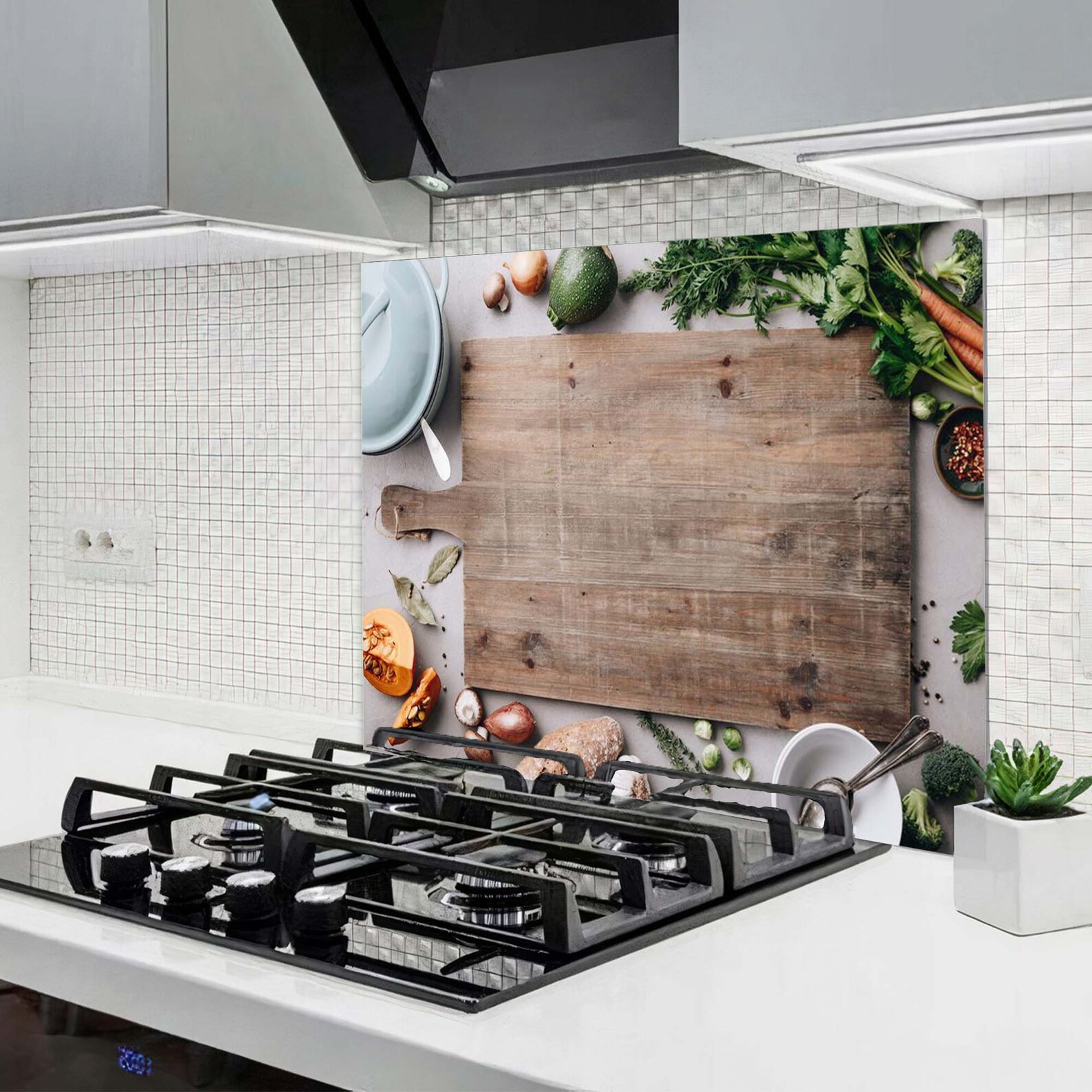 Abstract Glass Cutting Board, Glass Chopping Board, Kitchen Decor ...