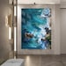 Nature Glass Decor, Ocean Glass Decor, Abstract Landscape Wall Art ...