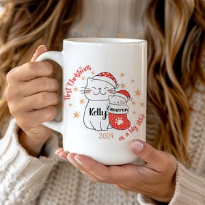 Personalized Big Sister Mug, Kid's Christmas Gift, Cute Animal Siblings ...