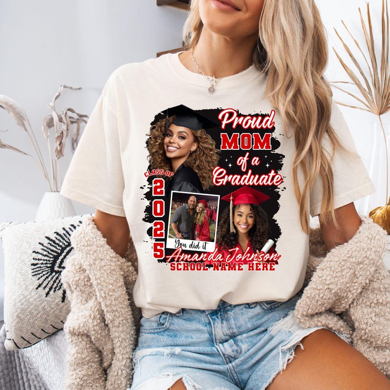 Graduate 2025 Editable Canva Template, Graduation 2025 Bundle, Proud ...