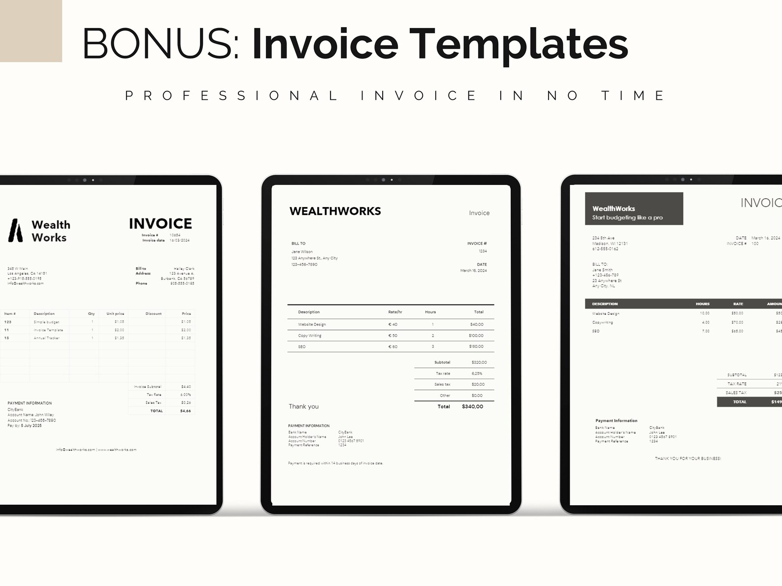 2025 Invoice Tracker Voor Excel: Moeiteloos Facturen Voor Kleine ...