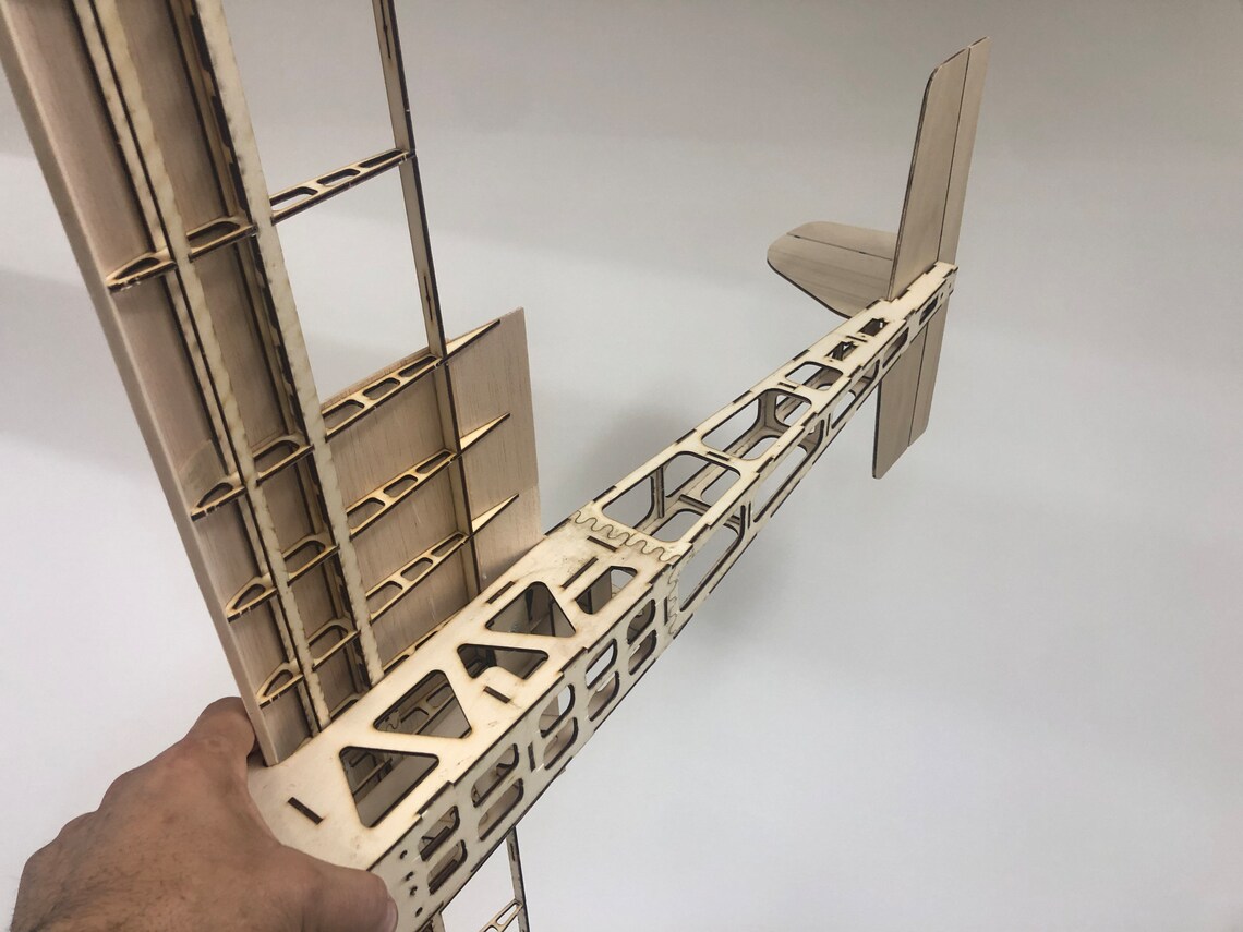 RC Model Plane Trainer 48 Inch/122 Cm DXF Files - Etsy