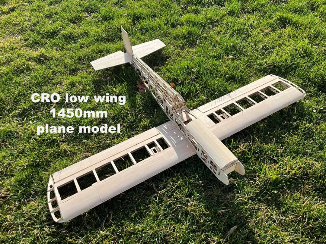 Cro Low Wing 1450mm 57" Wingspan RC Plane DXF Files - Etsy