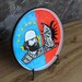 10" Approx . (27cm Approx) Hand Painted Prizren Kosovo, Albanian Flag ...