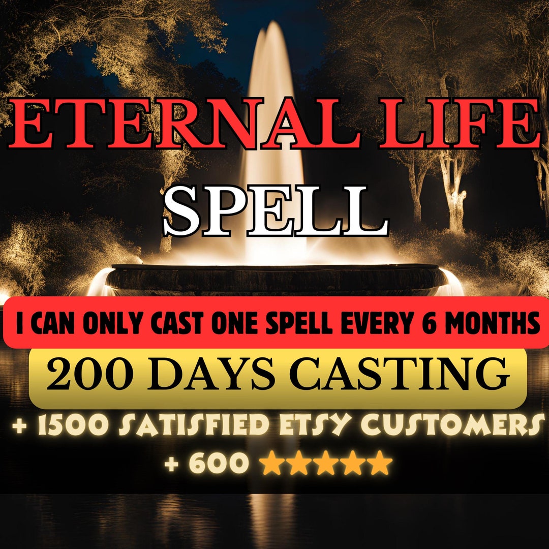 Eternal Life Immortality Eternal Youth Endless Life Infinite Existence ...