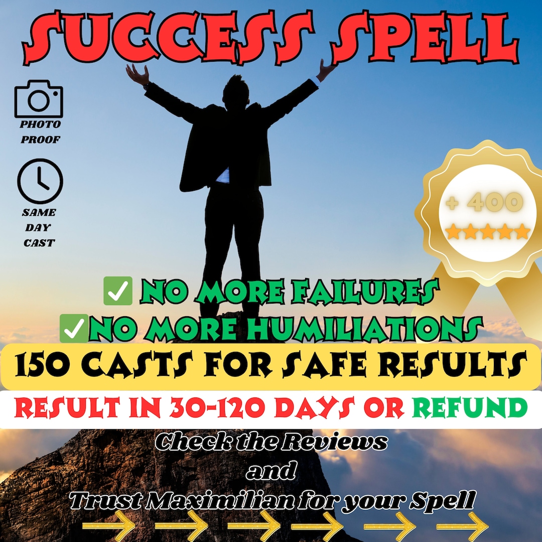 Powerfull Success Spell Good Luck Spell Extreme Abundance Millionaire ...