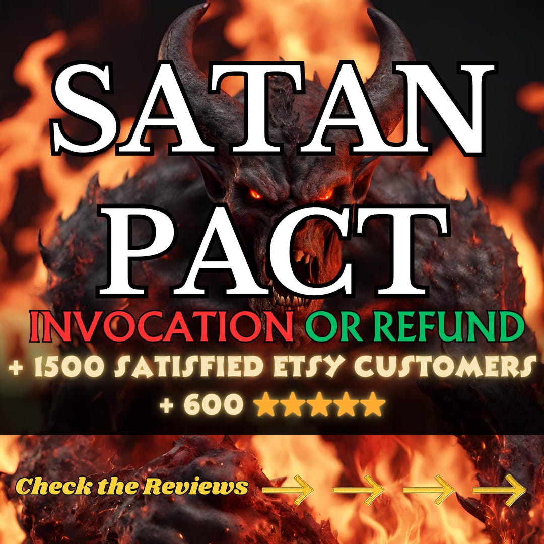 Satan Pact Demon Pact Dark Magic Money Pact Love Pact Power Pact - Etsy