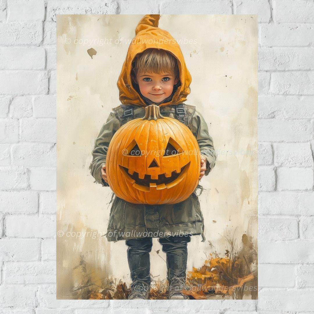 Creepy Halloween Decoration, Spooky Printable Wall Art 12, A3 Digital ...