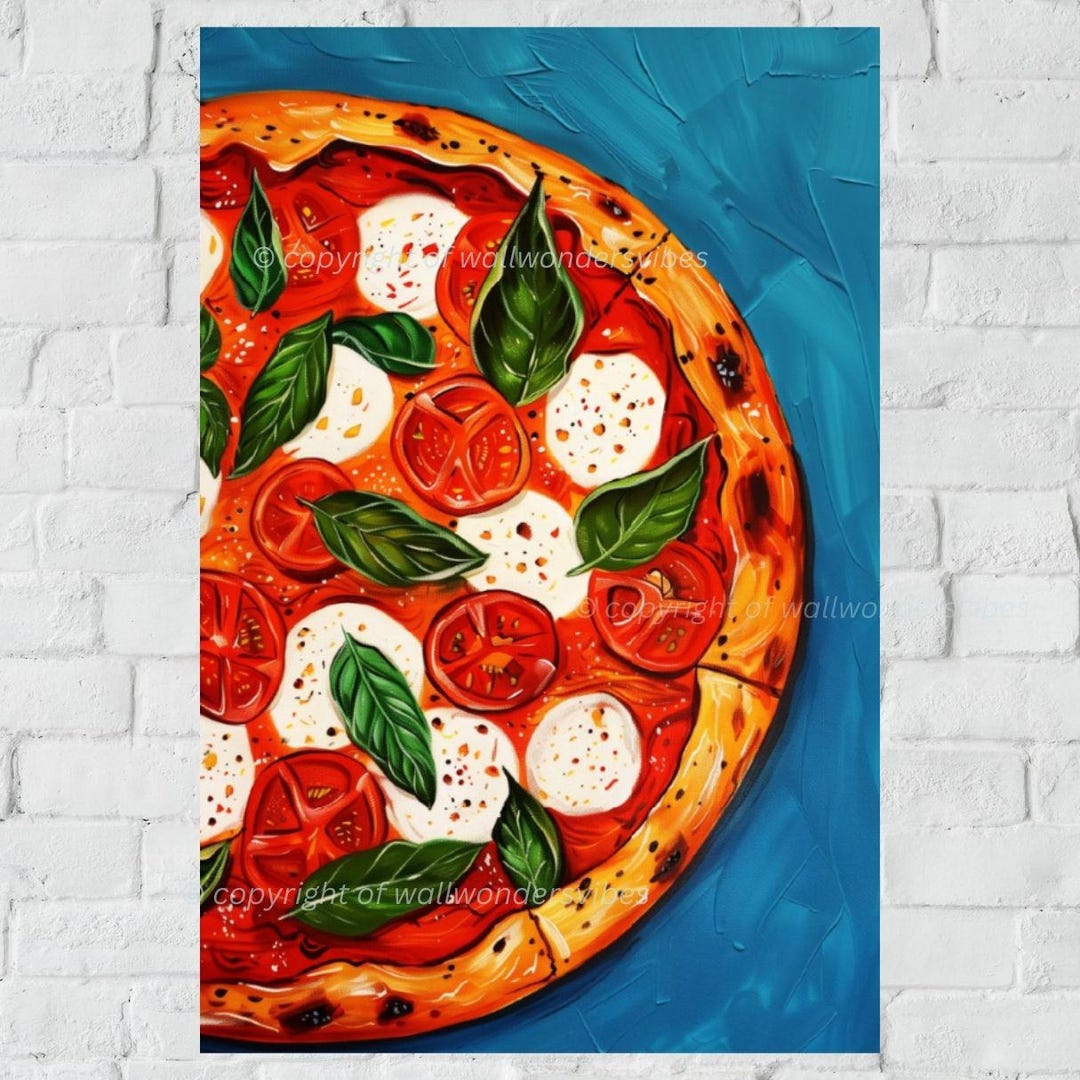 Pizza Wall Art Digital Download, Italian Cuisine Poster, Printable ...