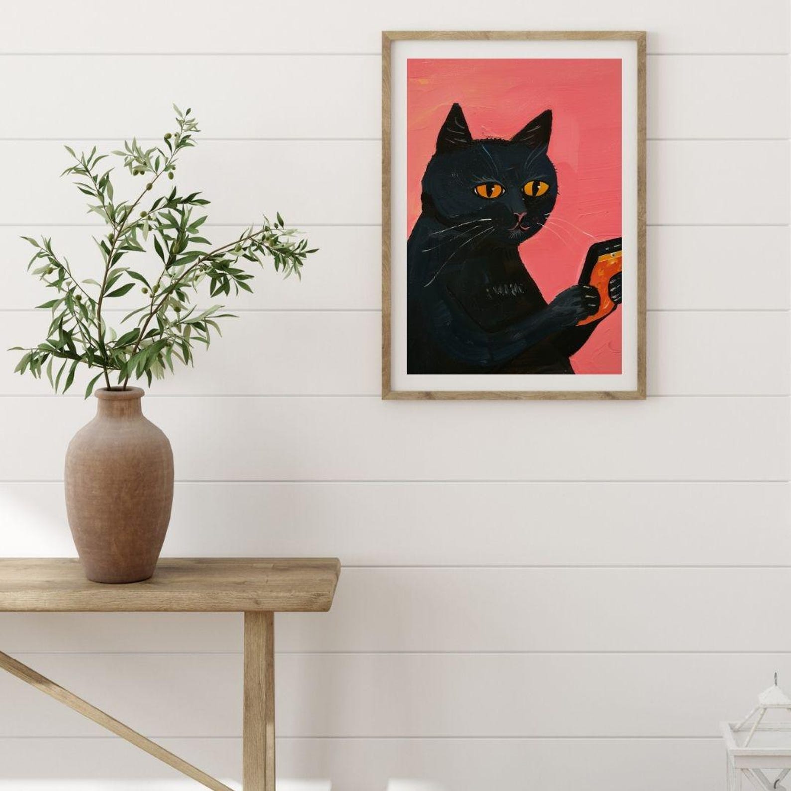 Whimsical Cat Reading Meme #3 | A3 Printable Wall Art | Digital ...