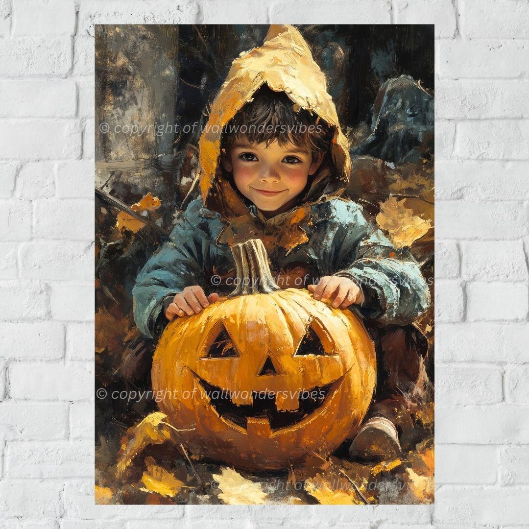 Creepy Halloween Decoration, Spooky Printable Wall Art #4, A3 Digital ...