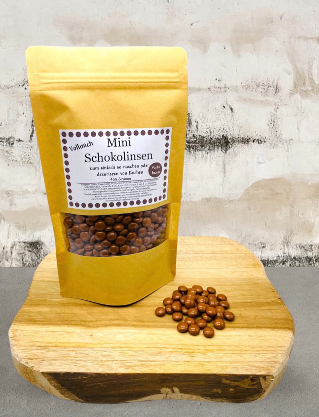 Brown Chocolate Lentils 100-400g, Assorted, Individual Colors, Candy ...