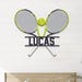 Tennis Ball Personalized Name Art Sign, Custom Tennis Player Gift for ...