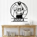 Personalized Volleyball Metal Sign, Volleyball Sign, Custom Name Number ...