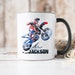Personalized Motocross Mug, Dirt Bike Coffee Mug, Custom Name Coffee ...
