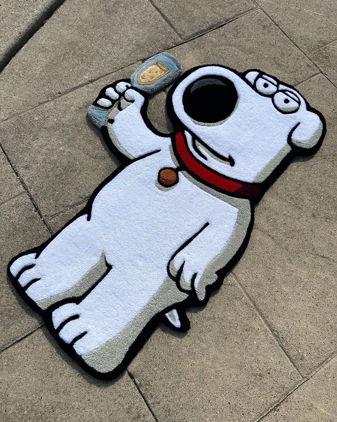 Family Guy's Brian Griffin Tufted Rug - Etsy
