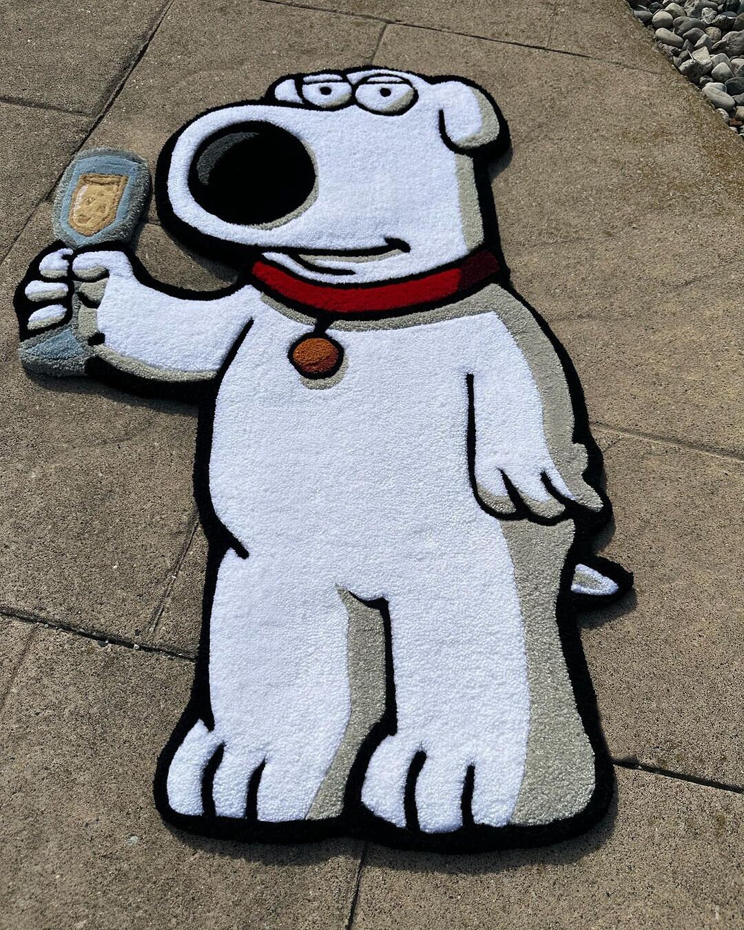 Family Guy's Brian Griffin Tufted Rug - Etsy