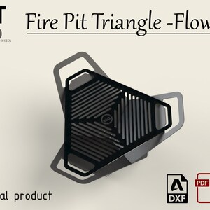 Triangle Fire Pit, Dxf File, Bbq, Grill Garden Fireplace, Svg Files for Plasma and Laser Cut. - Etsy