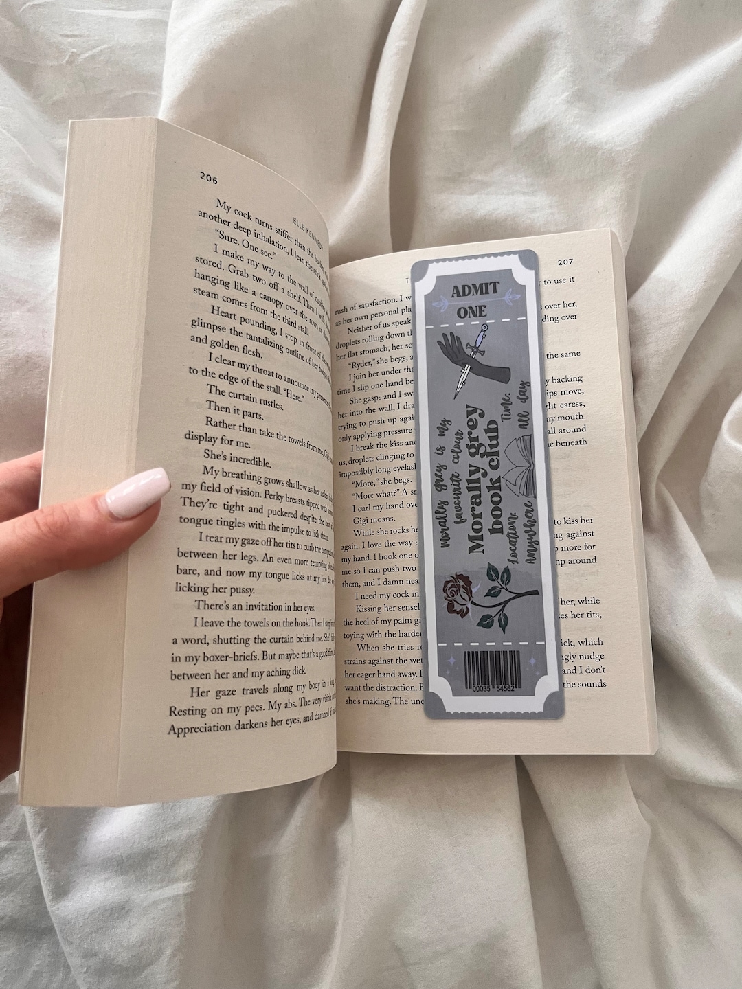 Morally Grey Bookmark Bookmarks Book Lovers Booktok Bookish Book Gift ...
