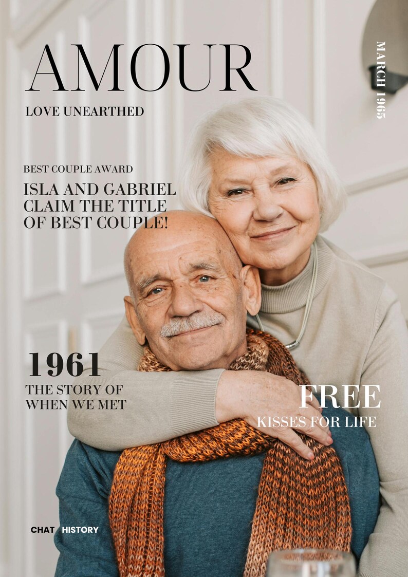 Personalized Anniversary Magazine Cover - Etsy