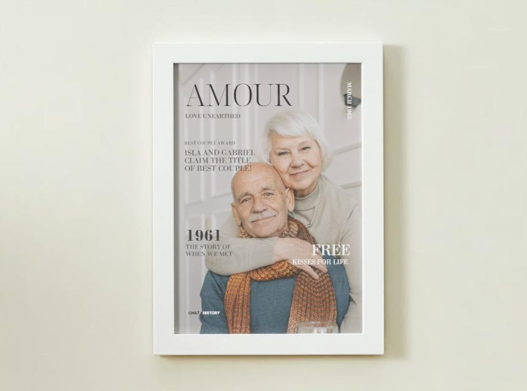 Personalized Anniversary Magazine Cover - Etsy