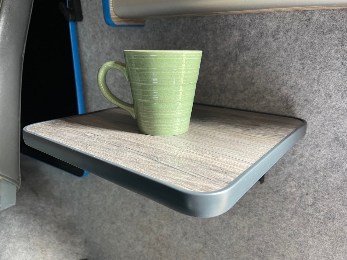Small Camper Van Folding Table Shelf, Motor Home, Caravan, Santa Fe Oak ...