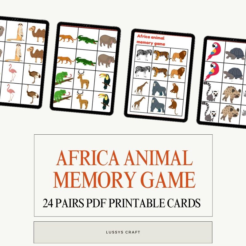 African Animals - Etsy