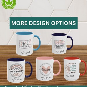 Personalized Teachers Coffee Mug I, Custom Mug, Teacher Appreciation ...