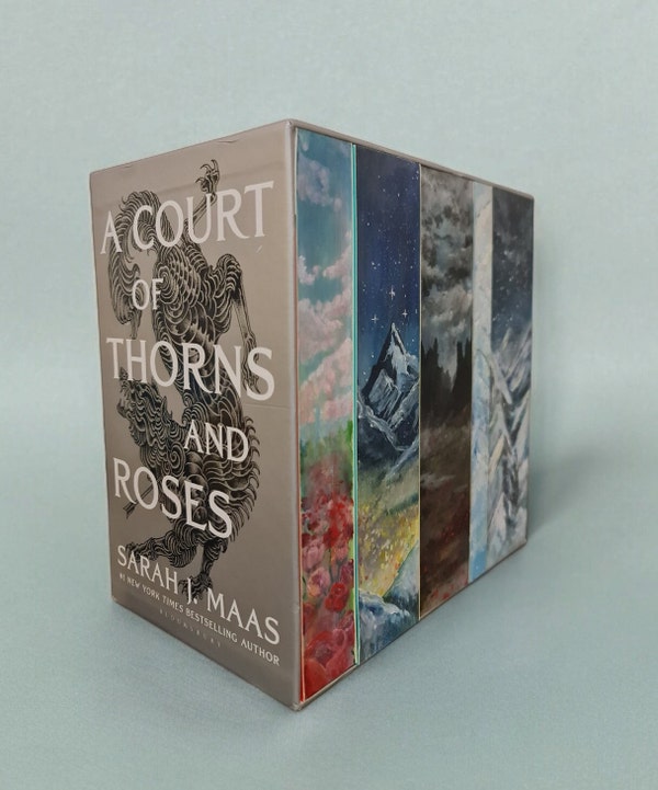 A Court of Thorns and Roses Box Set With Custom Painted Edges - Etsy Canada